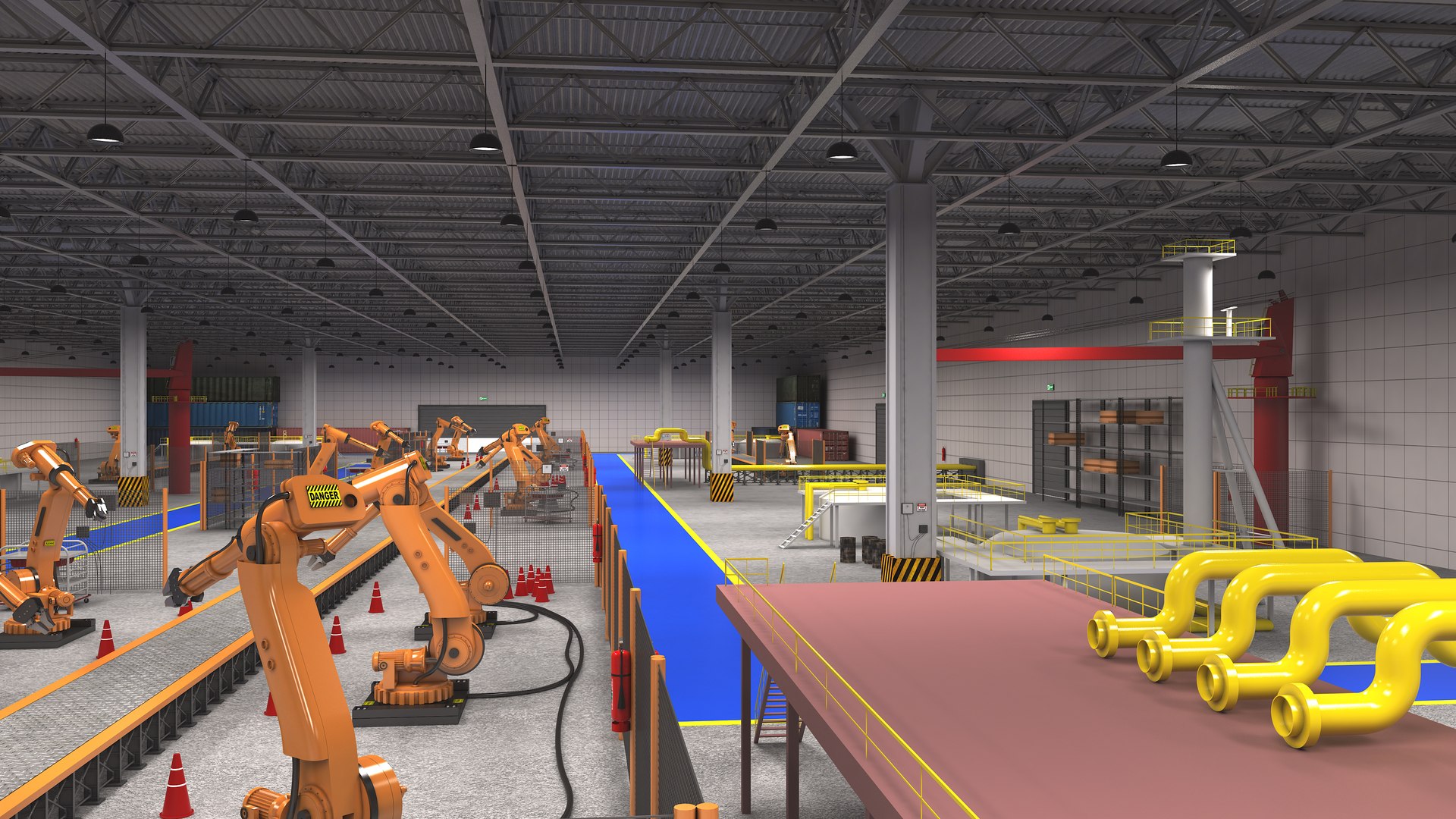 Massive Modular Robot Factory 3D model - TurboSquid 1716412