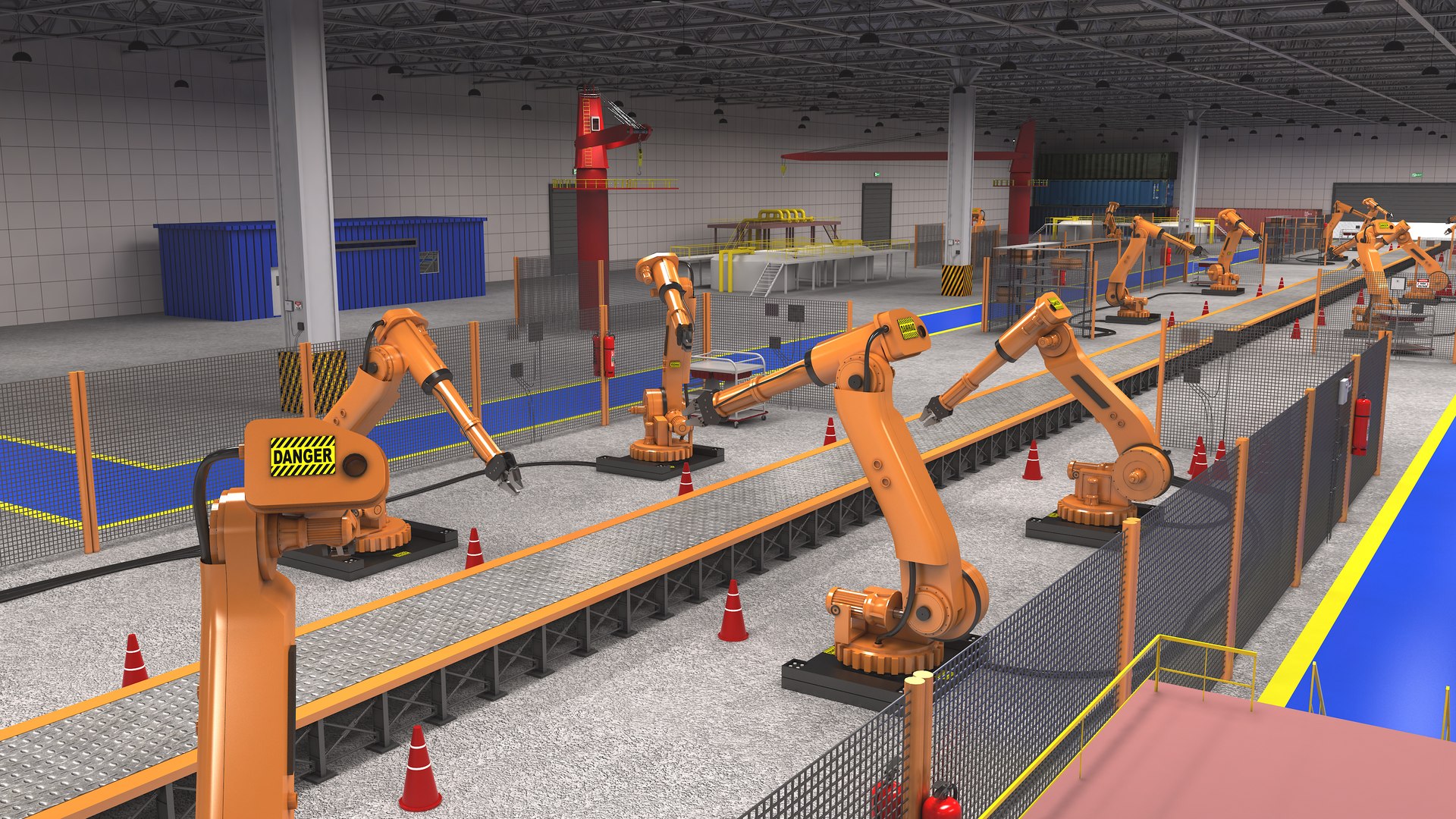 Massive Modular Robot Factory 3D Model - TurboSquid 1716412