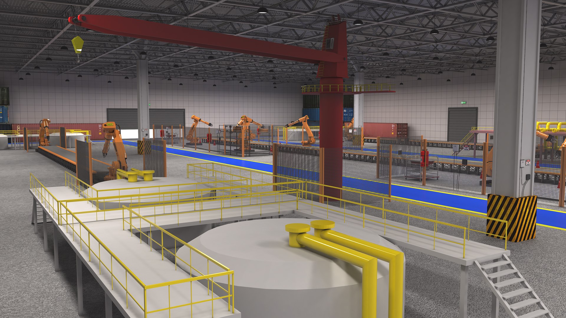 Massive Modular Robot Factory 3D Model - TurboSquid 1716412