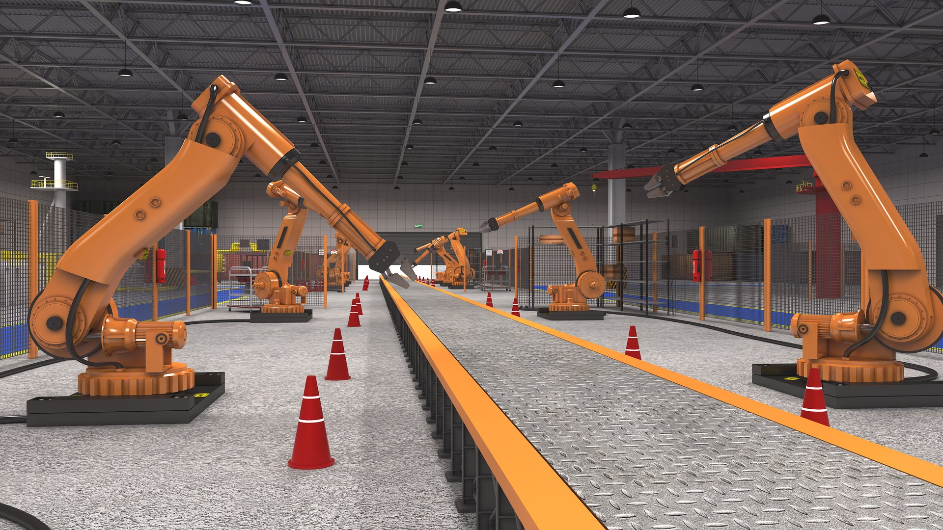 Massive Modular Robot Factory 3D Model - TurboSquid 1716412