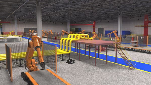 Massive Modular Robot Factory 3D model - TurboSquid 1716412