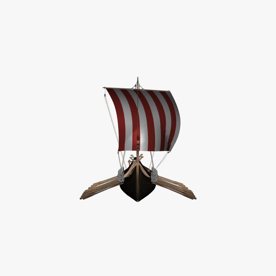 3d Viking Ship Drakkar
