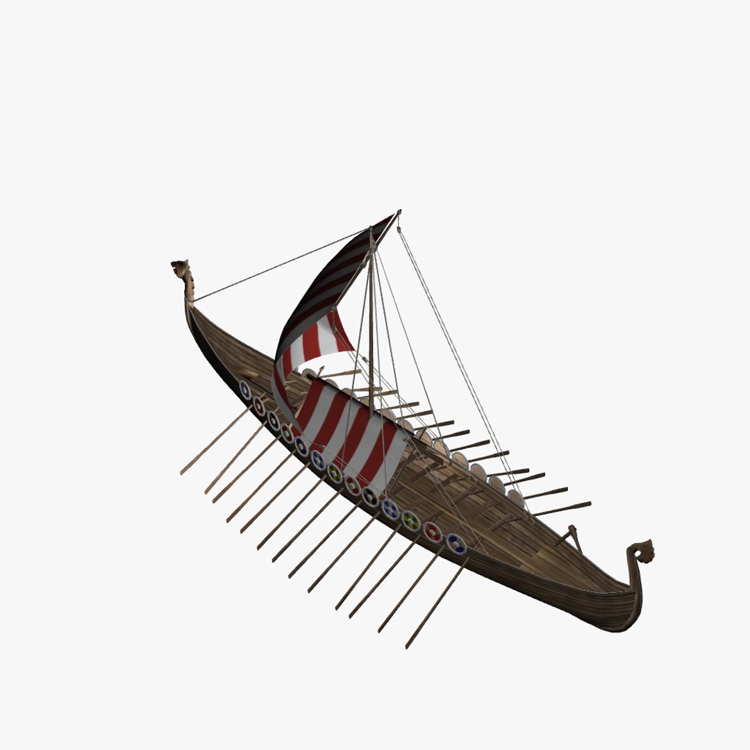 3d Viking Ship Drakkar