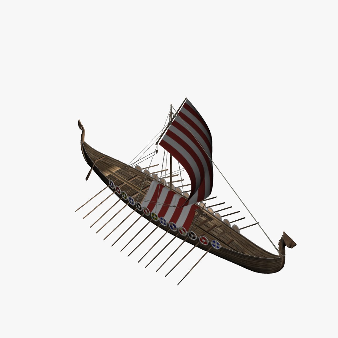3d Viking Ship Drakkar