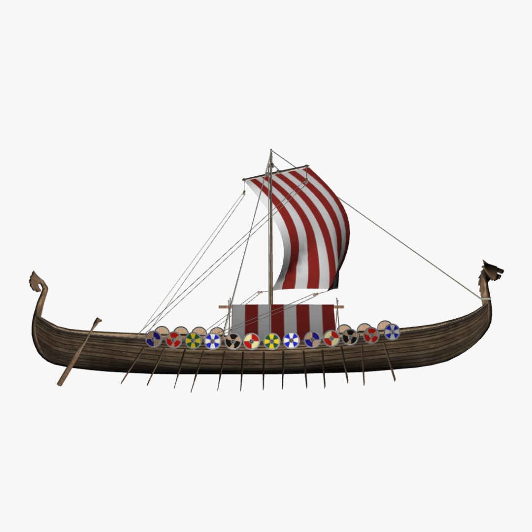 3d Viking Ship Drakkar