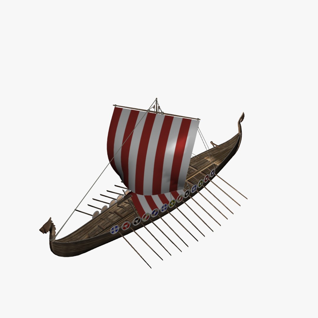 3d Viking Ship Drakkar