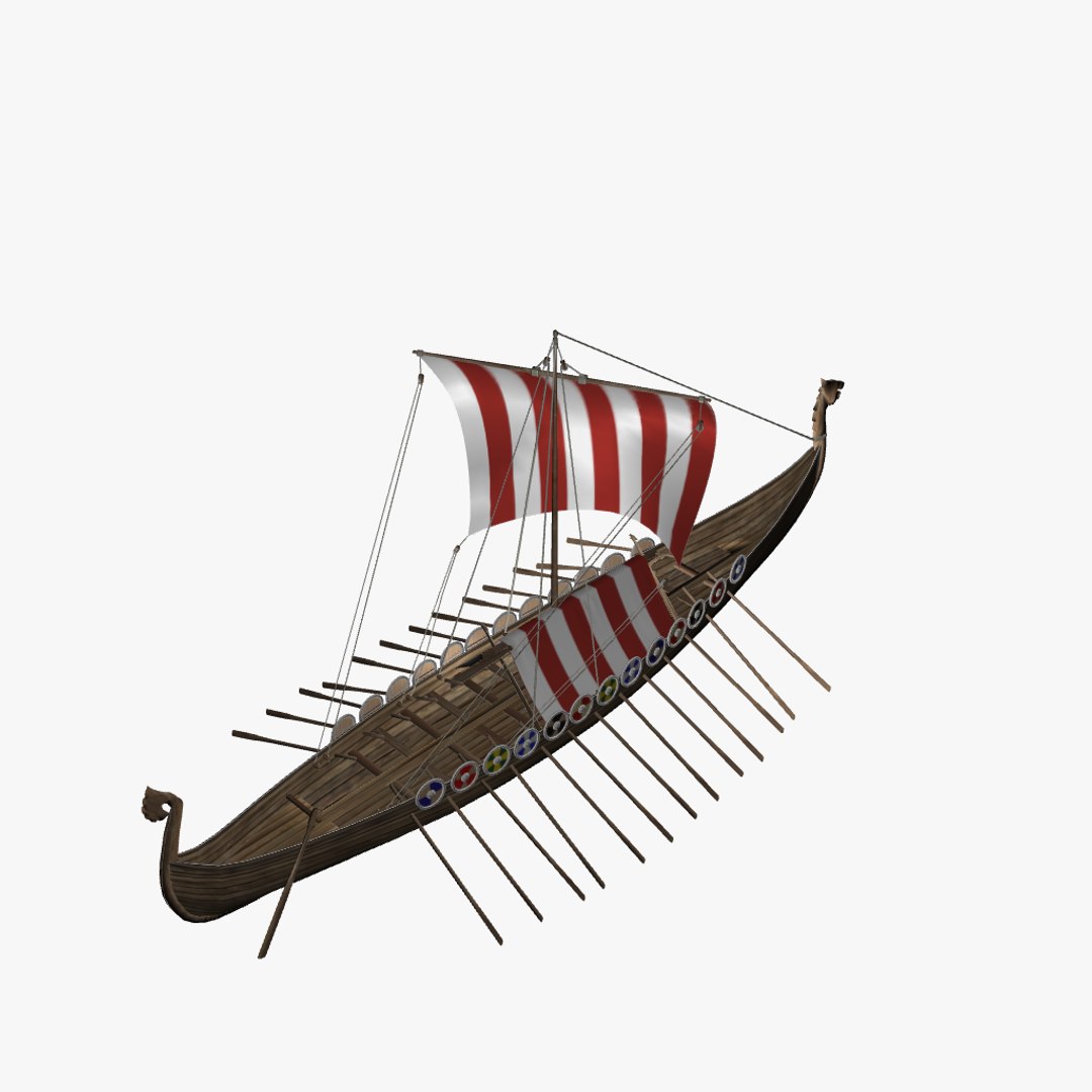3d Viking Ship Drakkar