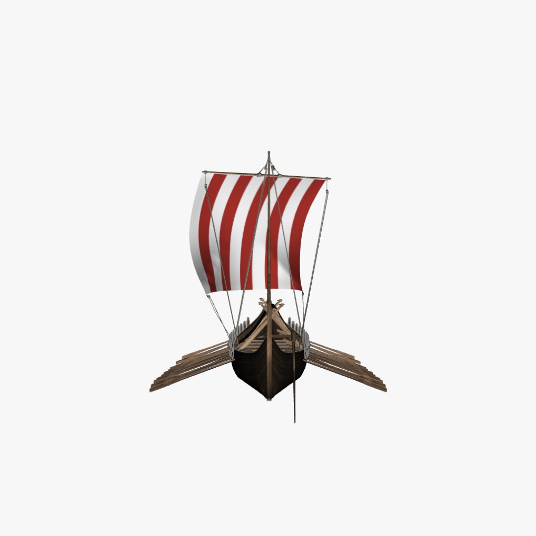 3d Viking Ship Drakkar