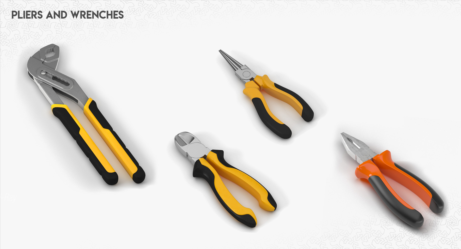 Hand tools 3D model - TurboSquid 1711150