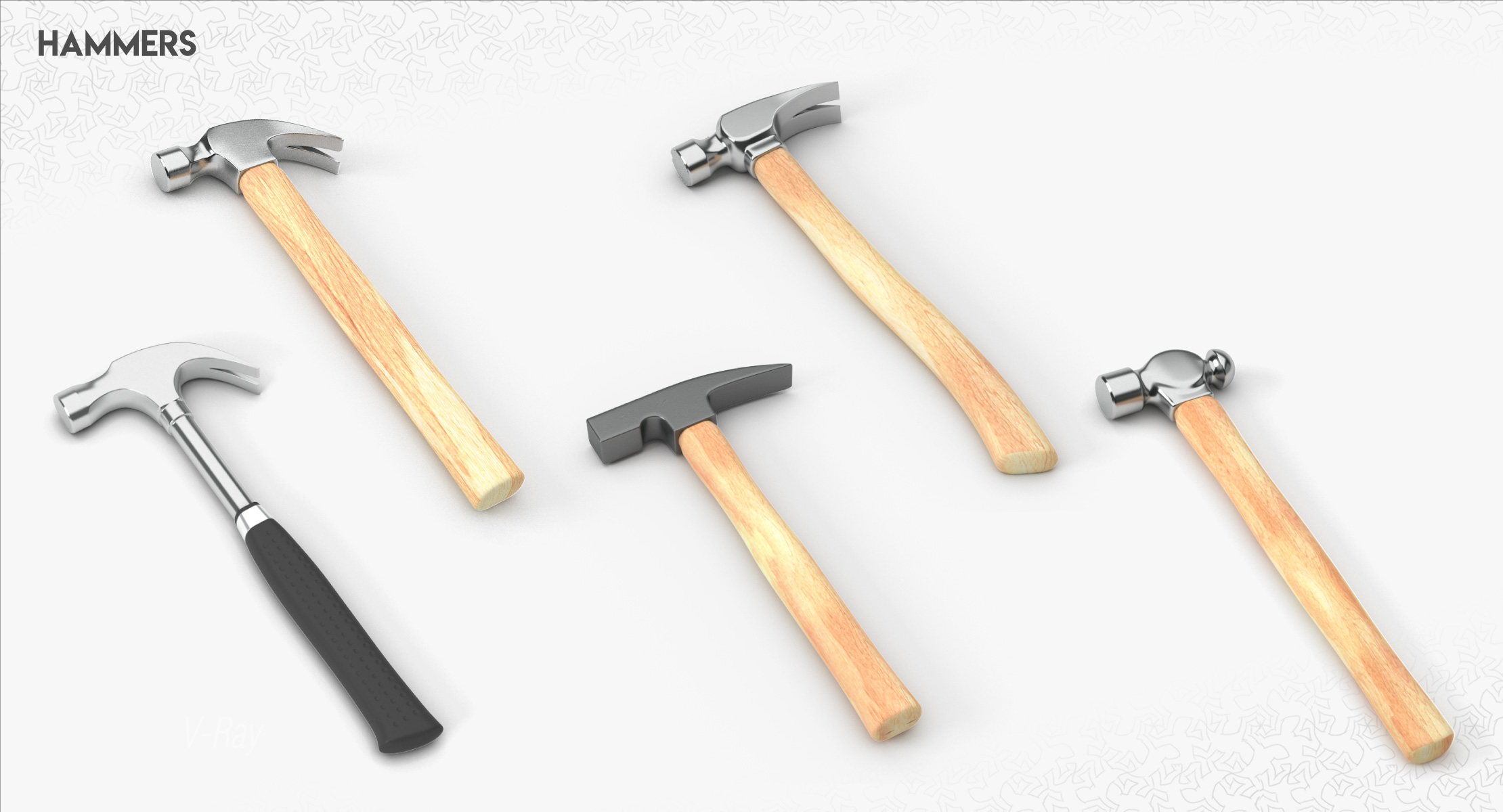 Hand tools 3D model - TurboSquid 1711150