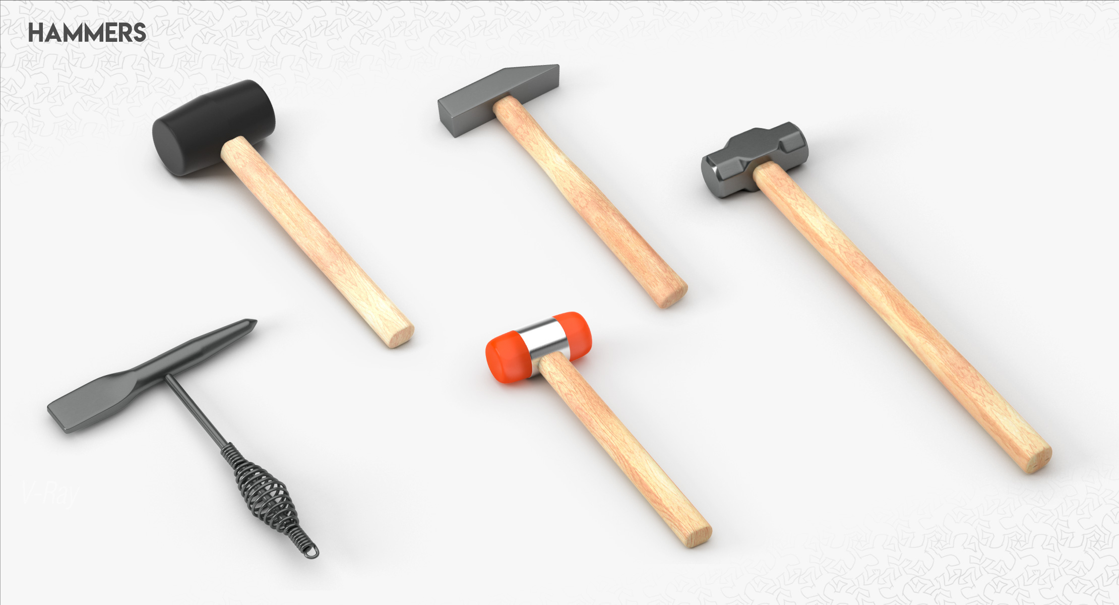 Hand tools 3D model - TurboSquid 1711150