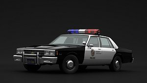 Impala Police Car 3D Models for Download | TurboSquid