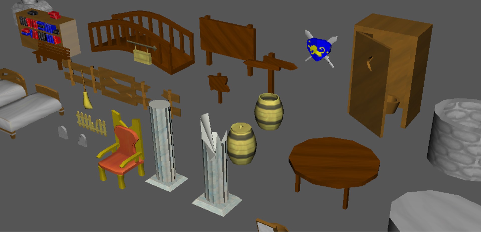 Pack Level Rpg 3d Model