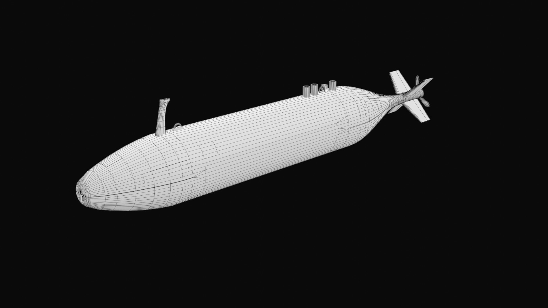 HUGIN 1000 Autonomous Underwater Vehicle 3D Model - TurboSquid 2191566