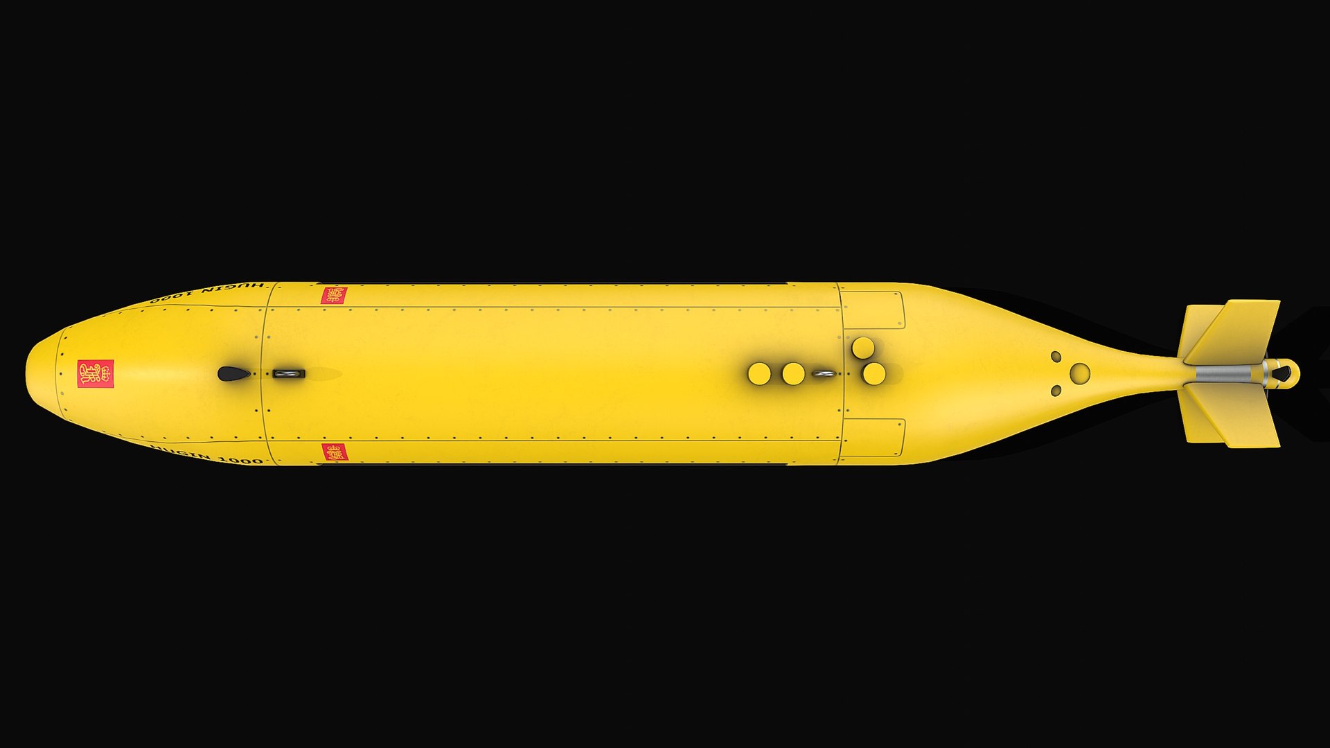 HUGIN 1000 Autonomous Underwater Vehicle 3D Model - TurboSquid 2191566