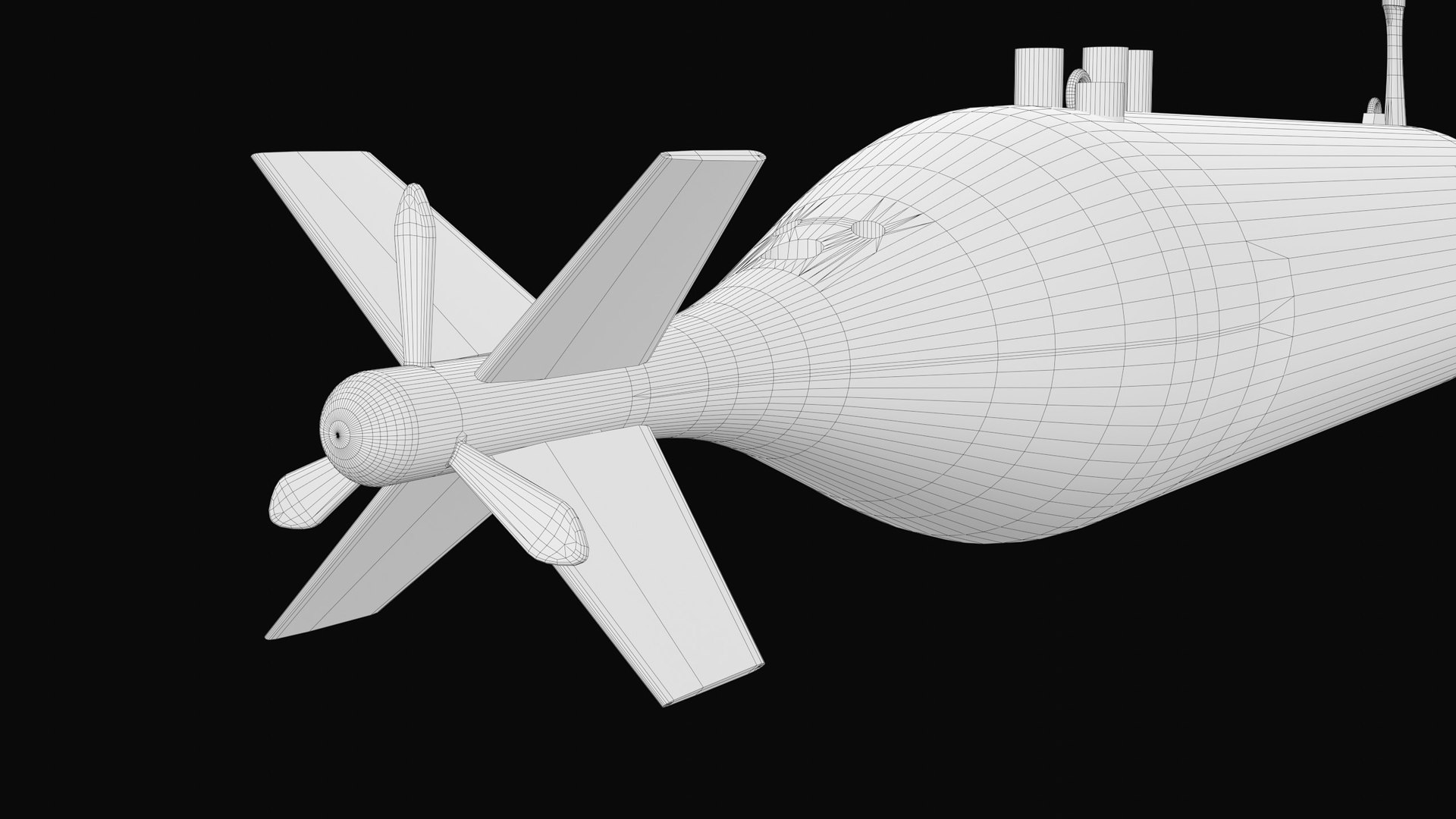 HUGIN 1000 Autonomous Underwater Vehicle 3D Model - TurboSquid 2191566
