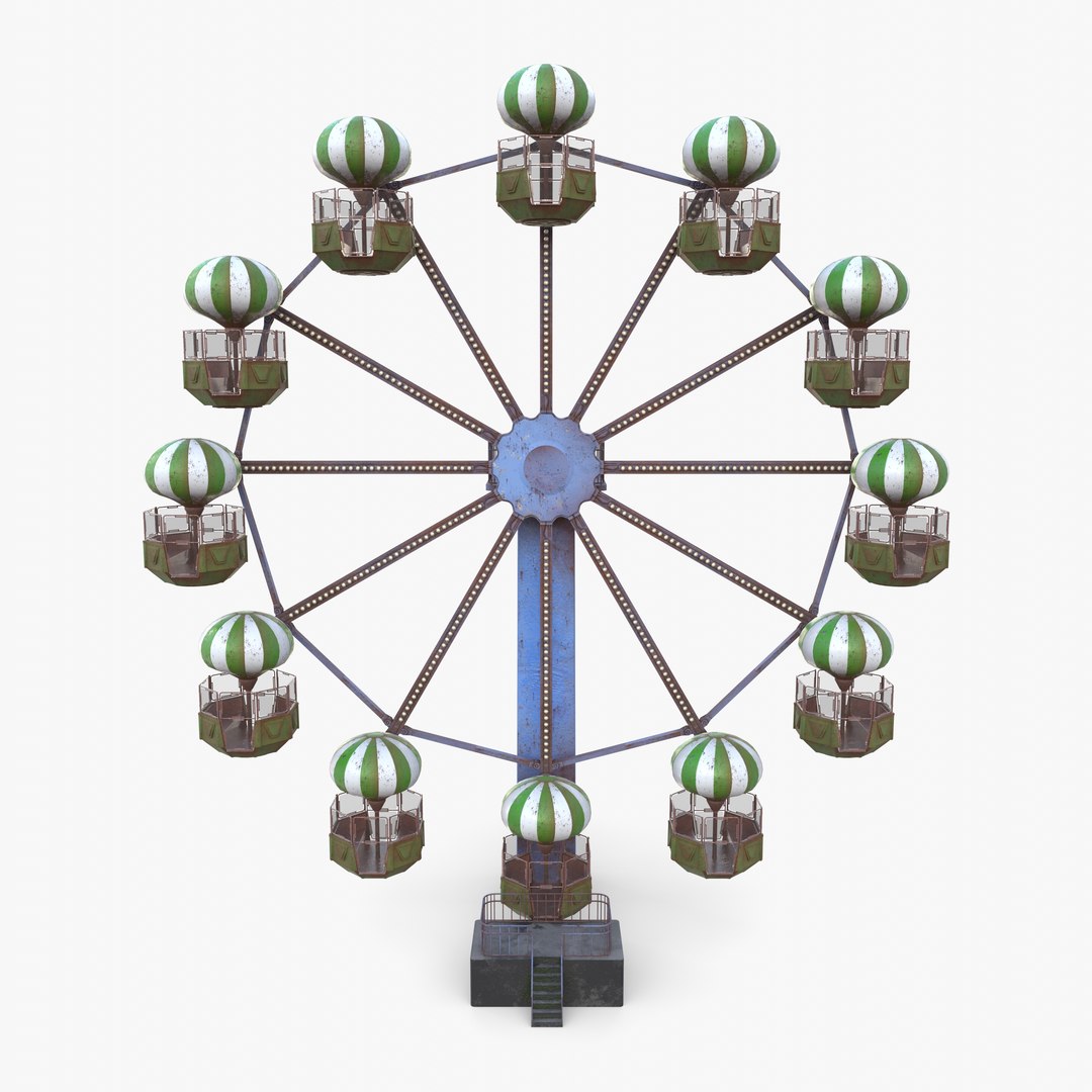 3D model Ferris wheel v4 - TurboSquid 2065489