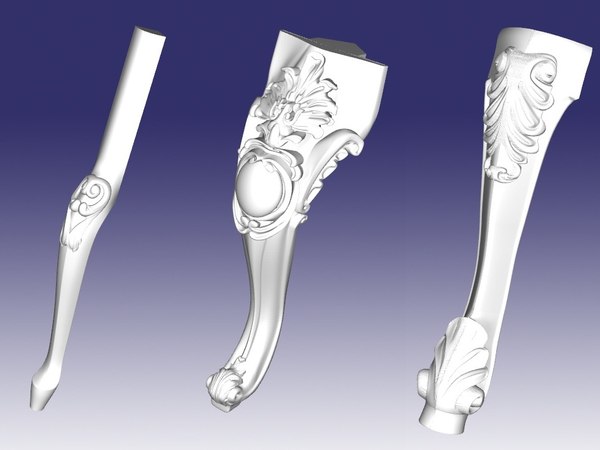 3d model furniture legs