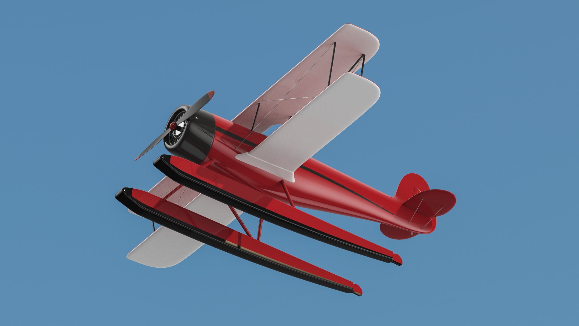 3D Model Sea Plane Biplane 04 - TurboSquid 1895331