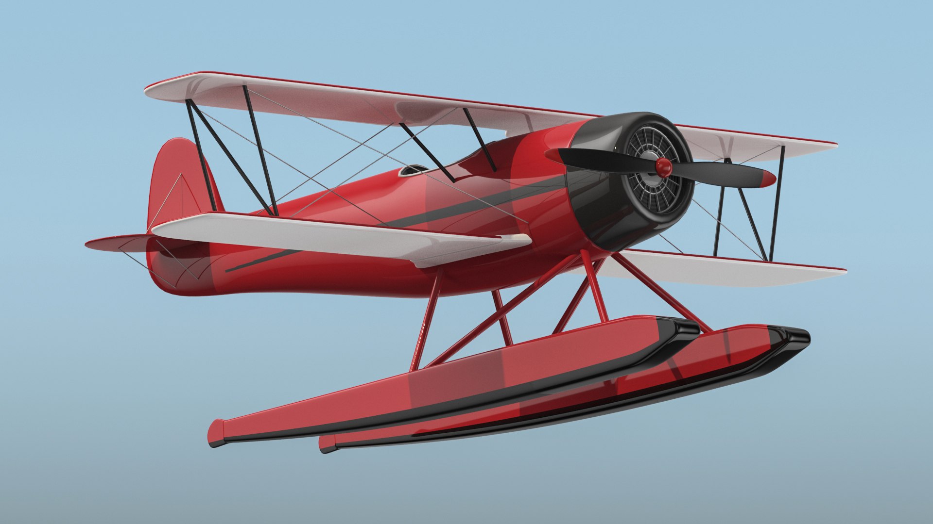 3D model Sea Plane Biplane 04 - TurboSquid 1895331