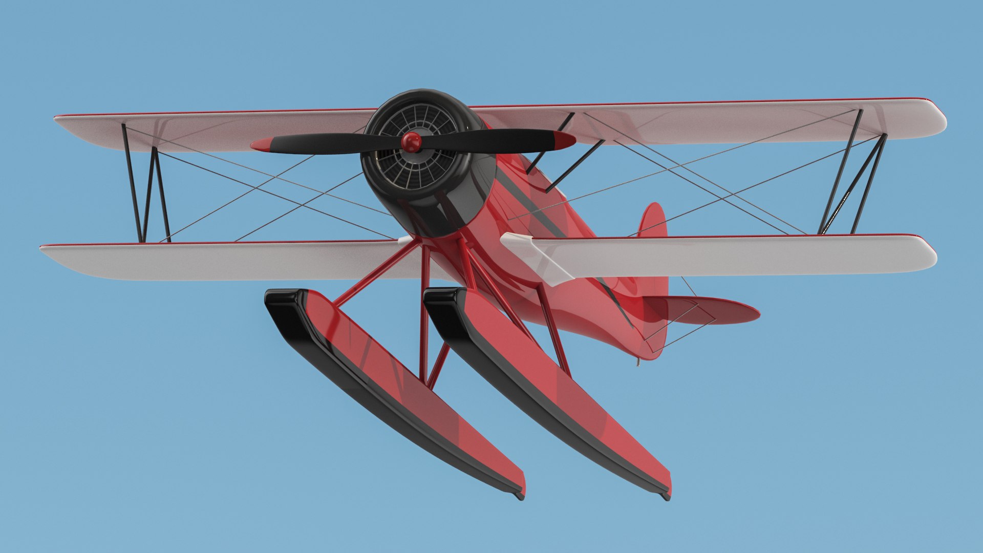 3D Model Sea Plane Biplane 04 - TurboSquid 1895331
