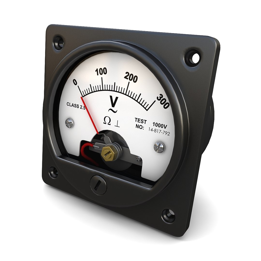 ac voltmeter 3d model