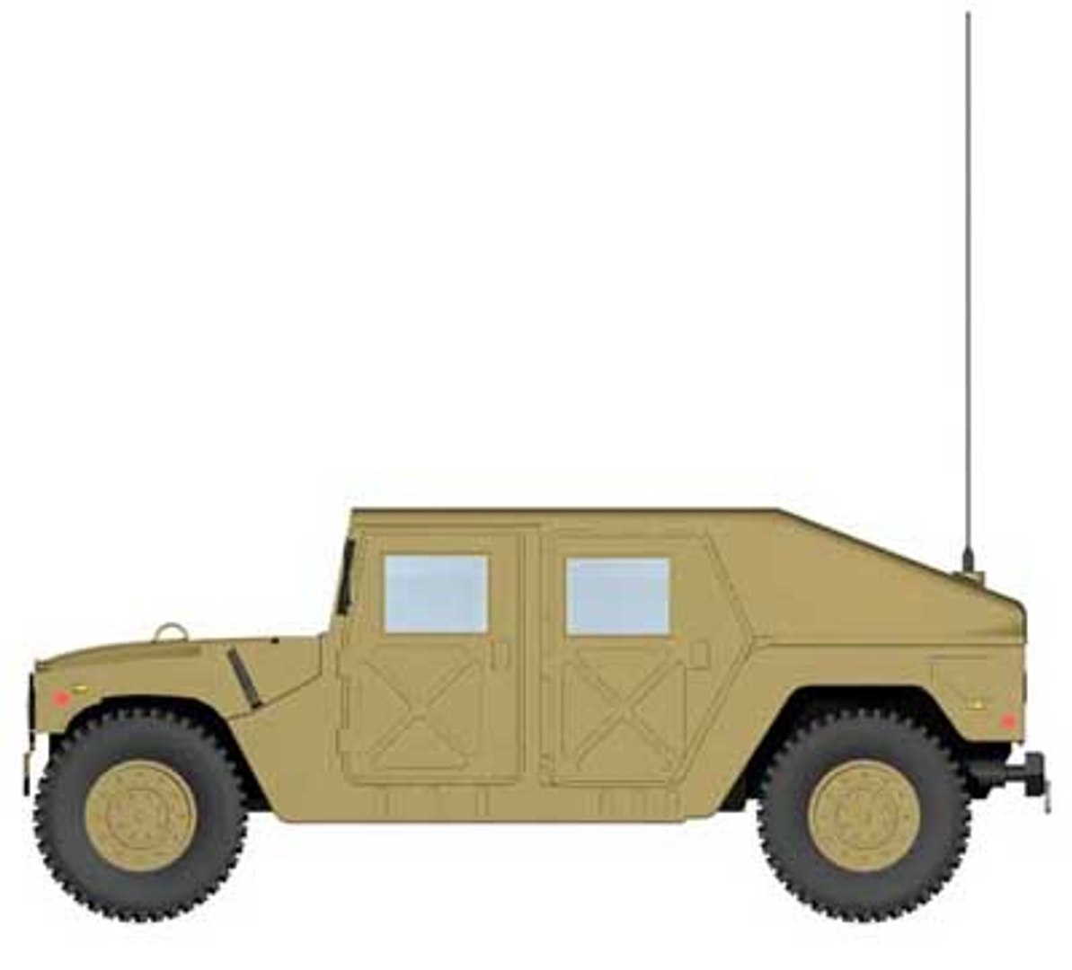 m966 hmmwv 3d model