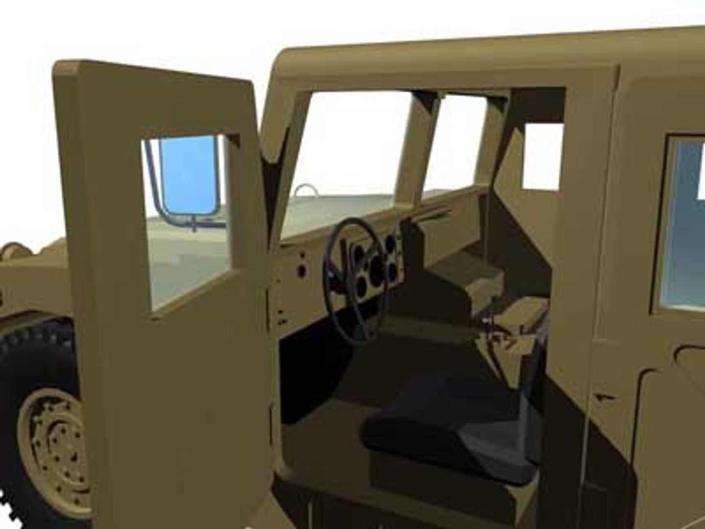 m966 hmmwv 3d model