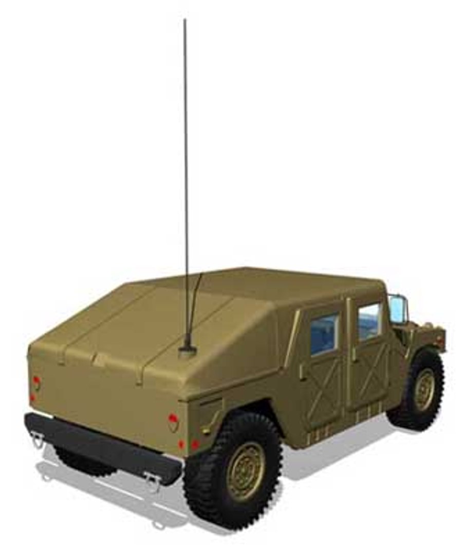 m966 hmmwv 3d model