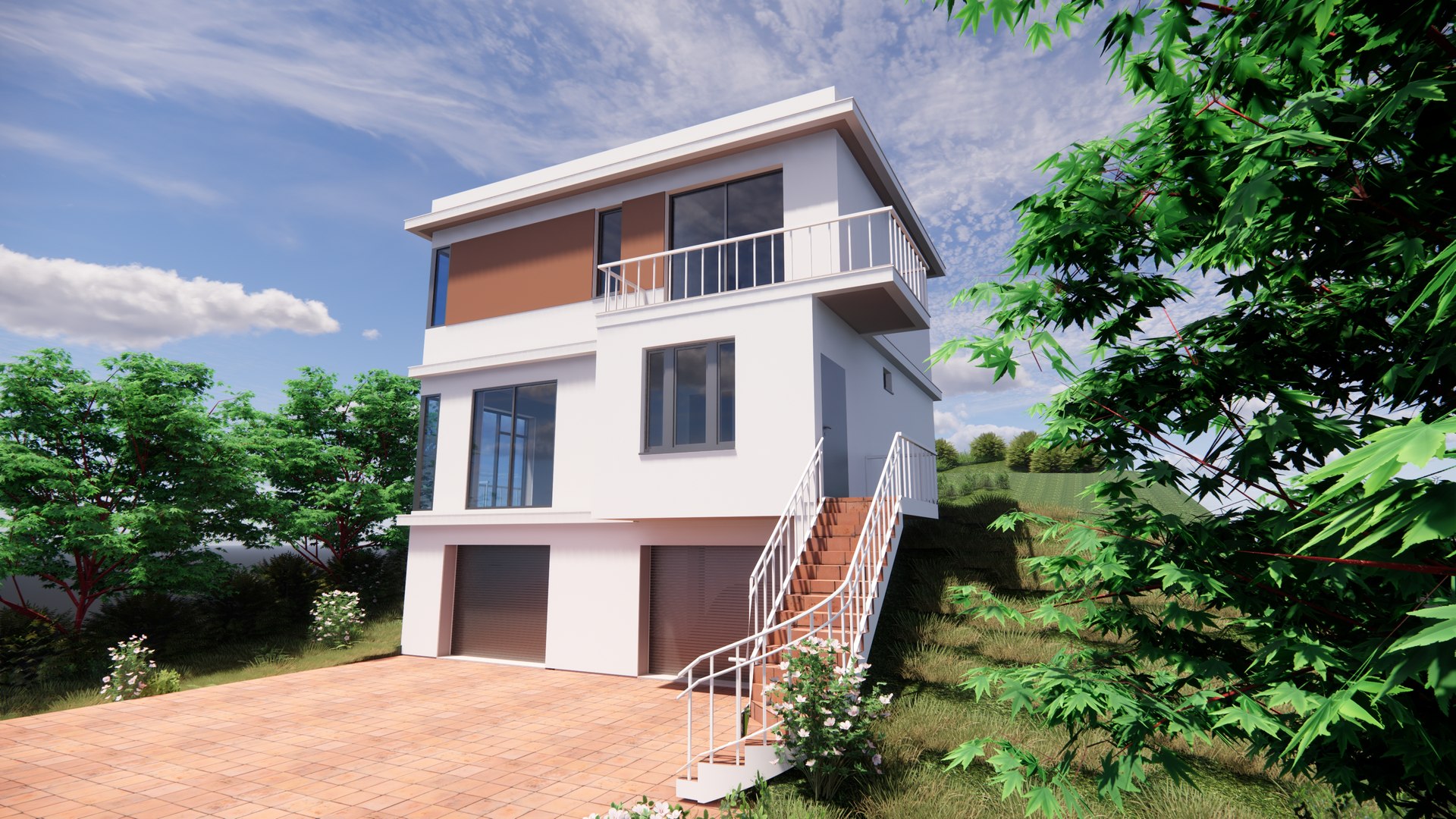 3D Country House Model - TurboSquid 1949796