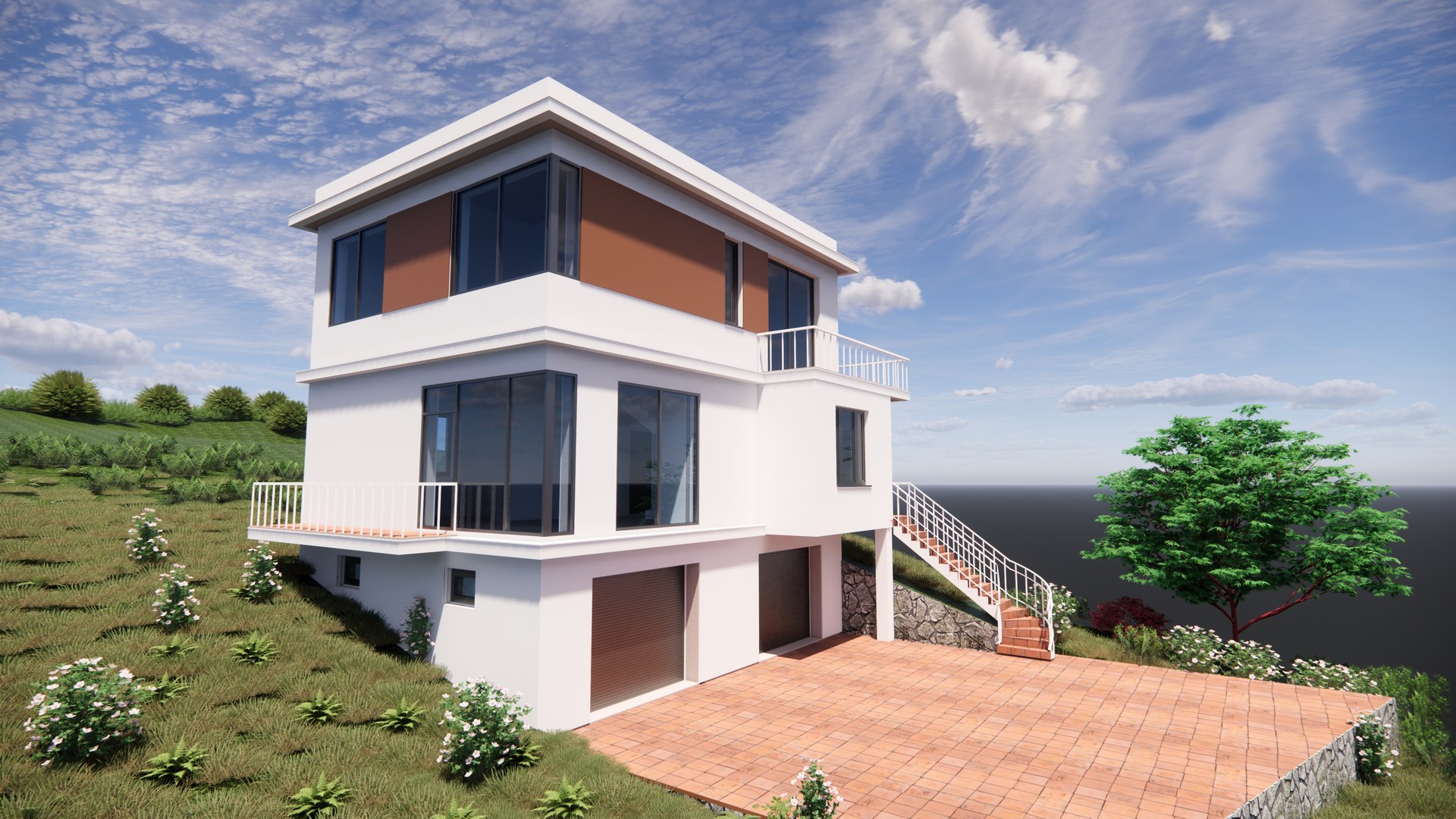 3D Country House Model - TurboSquid 1949796