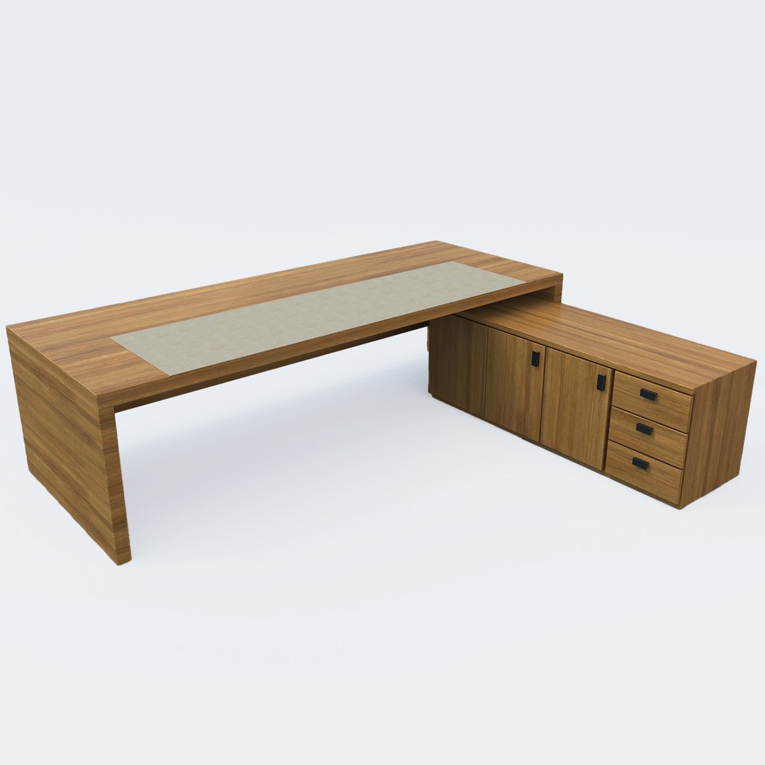 Free Office Burmatic Table 3D Model - TurboSquid 2208685