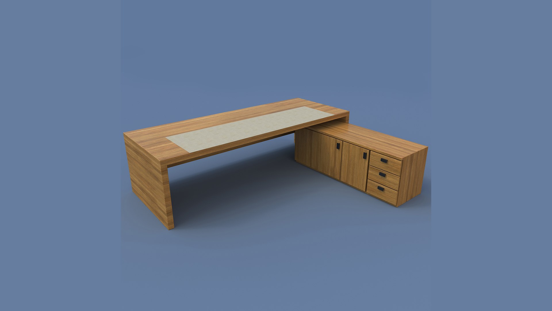 Free Office Burmatic Table 3D Model - TurboSquid 2208685