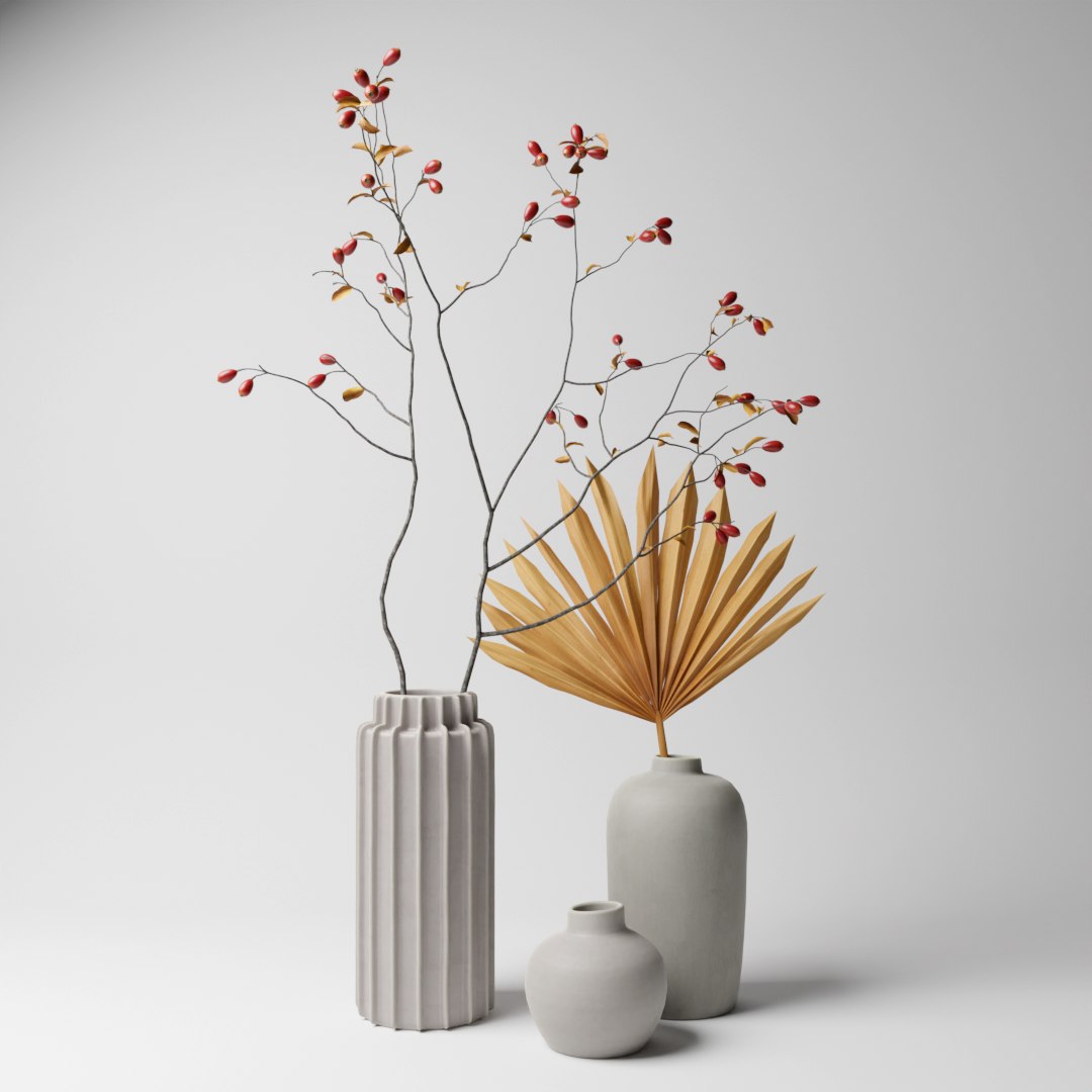 3D White Ceramic Vase model - TurboSquid 2087227