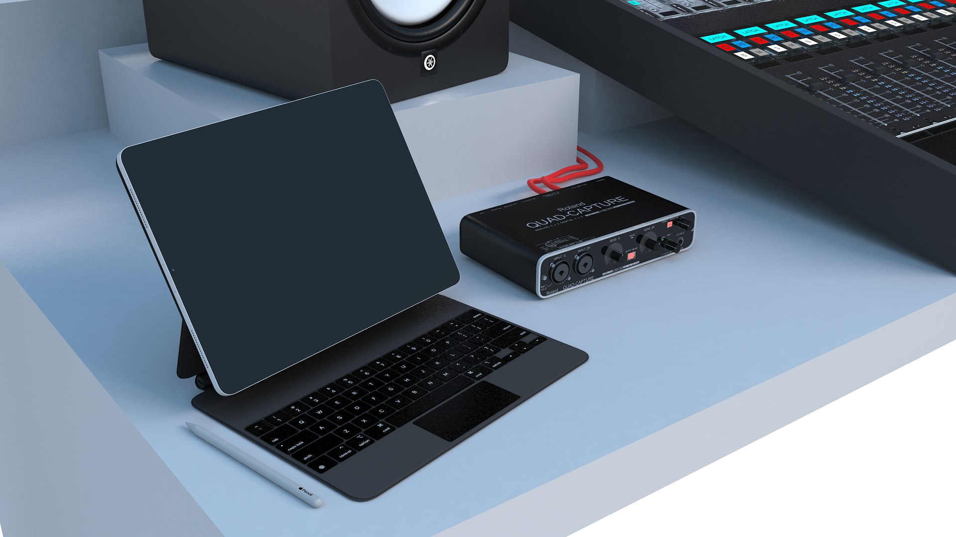 Television Broadcast Control Panel 3D Model - TurboSquid 1803435