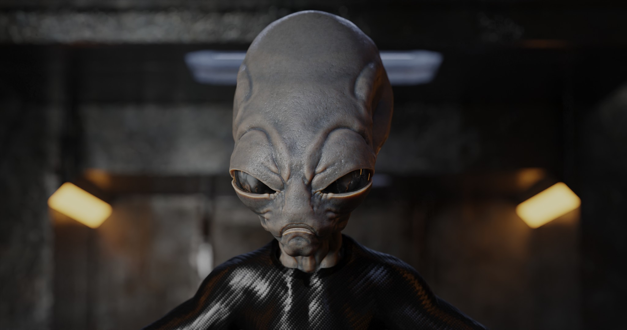 modelo 3d Extraterrestre clásico - TurboSquid 2139080