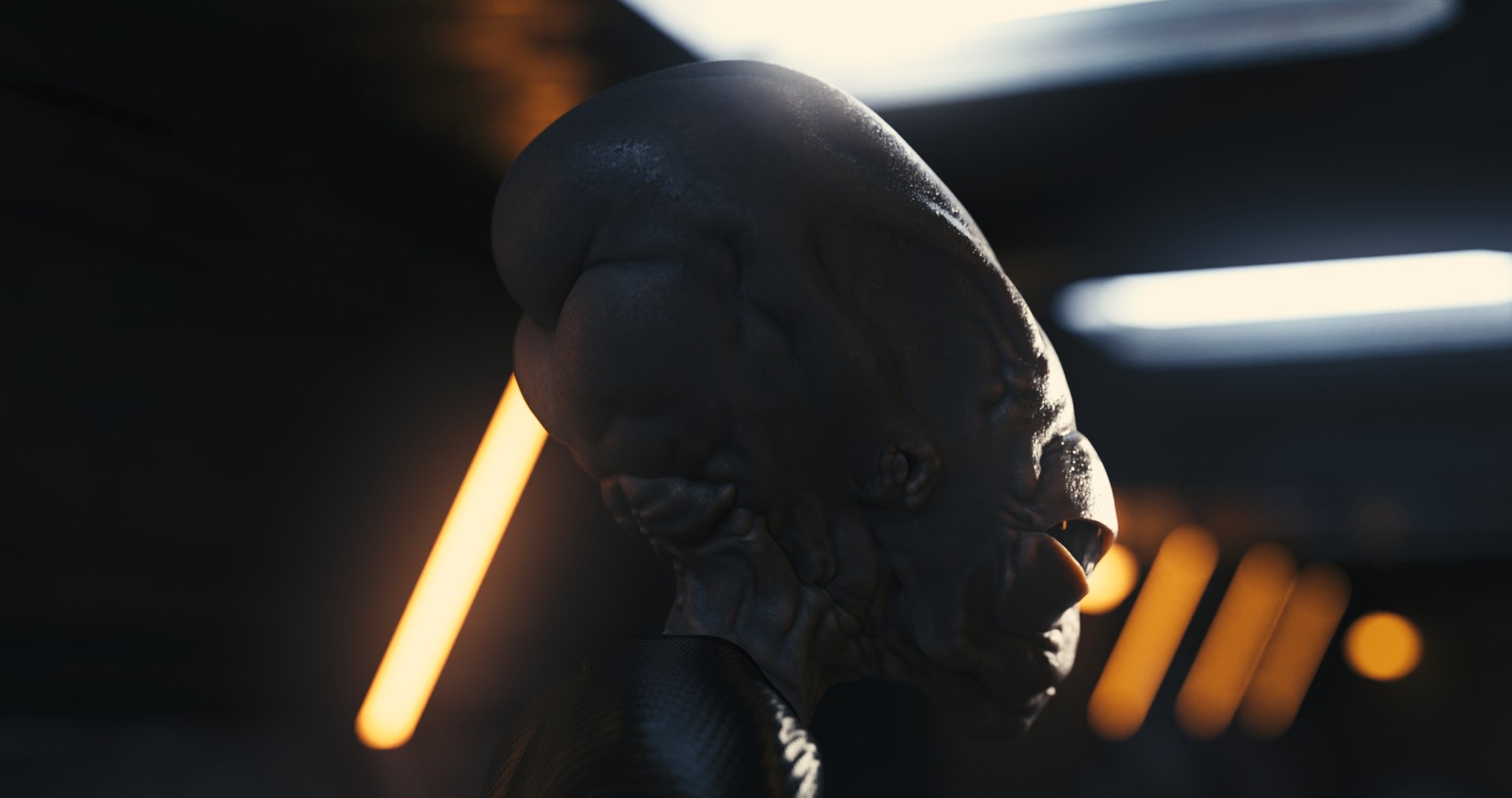 3D Classic Alien Model - TurboSquid 2139080