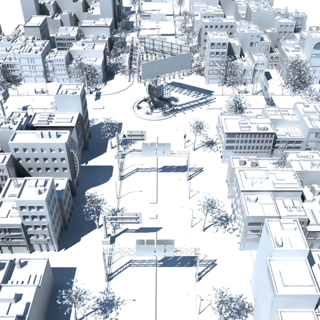 3ds Max Highstreet City Road