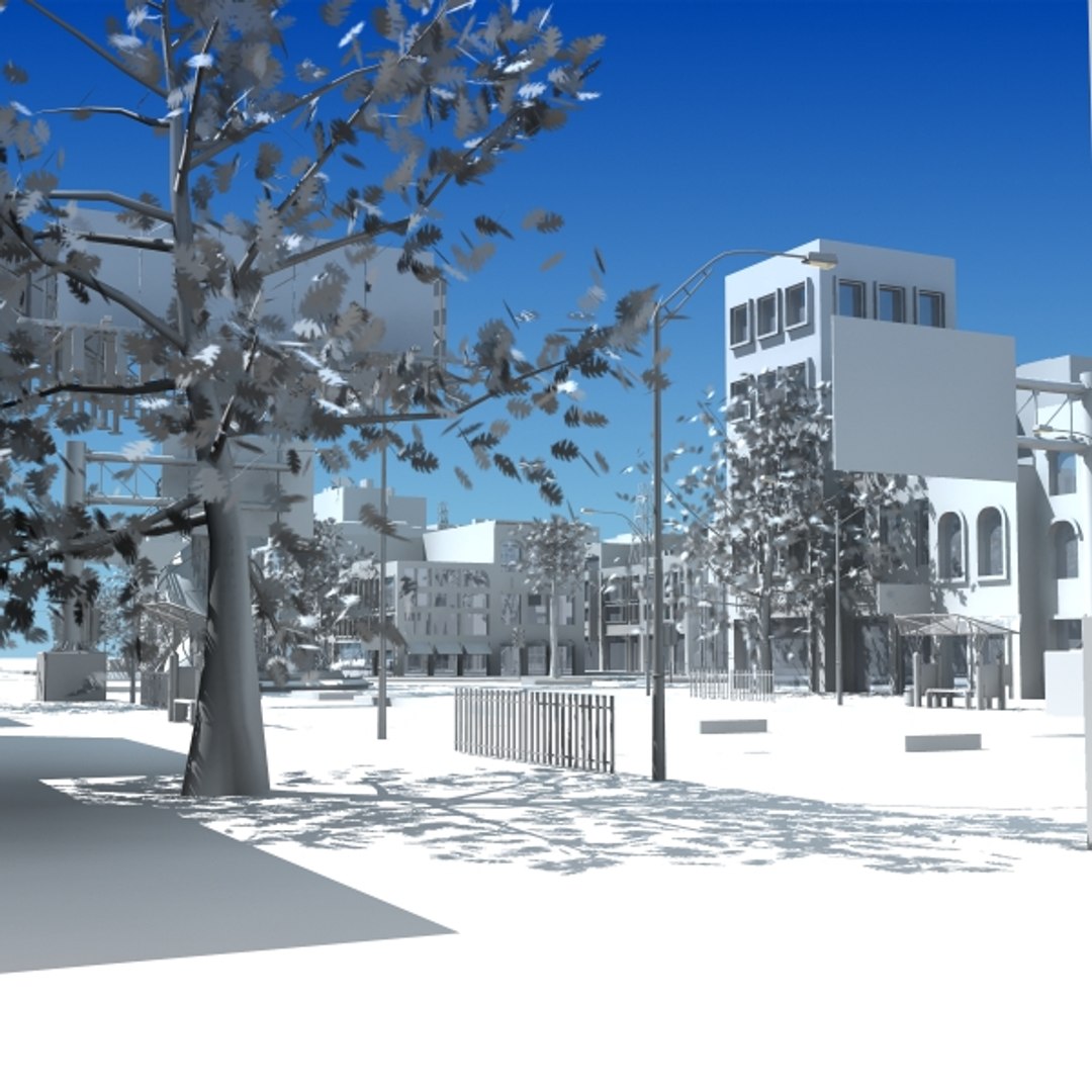 3ds Max Highstreet City Road