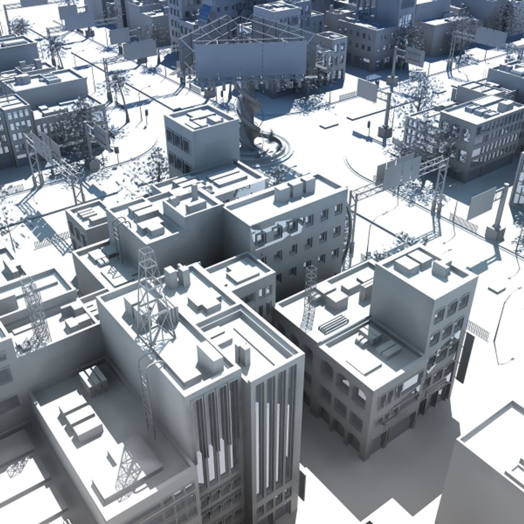 3ds Max Highstreet City Road