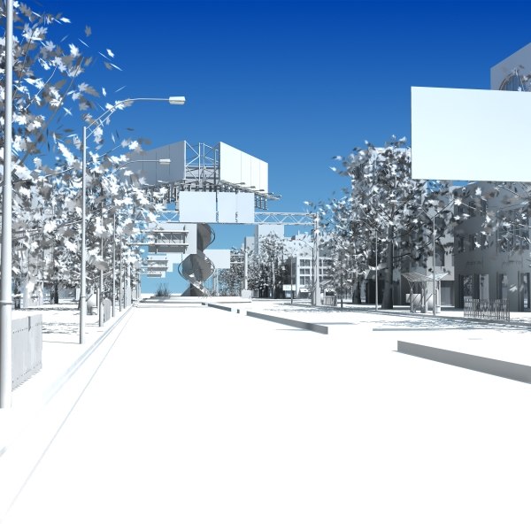 3ds max highstreet city road