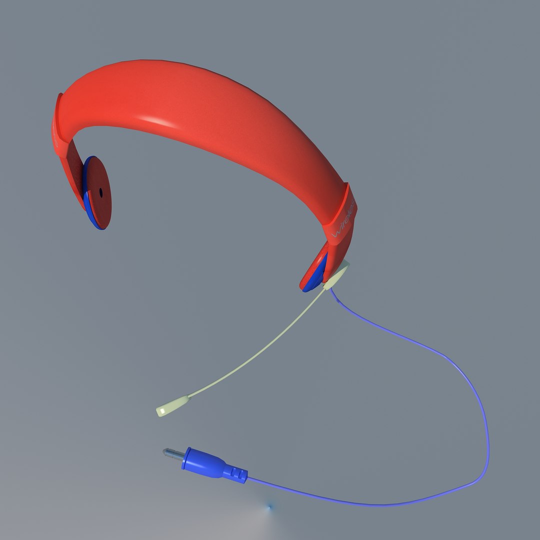 Cartoon Headphones Toon Model - TurboSquid 1508985