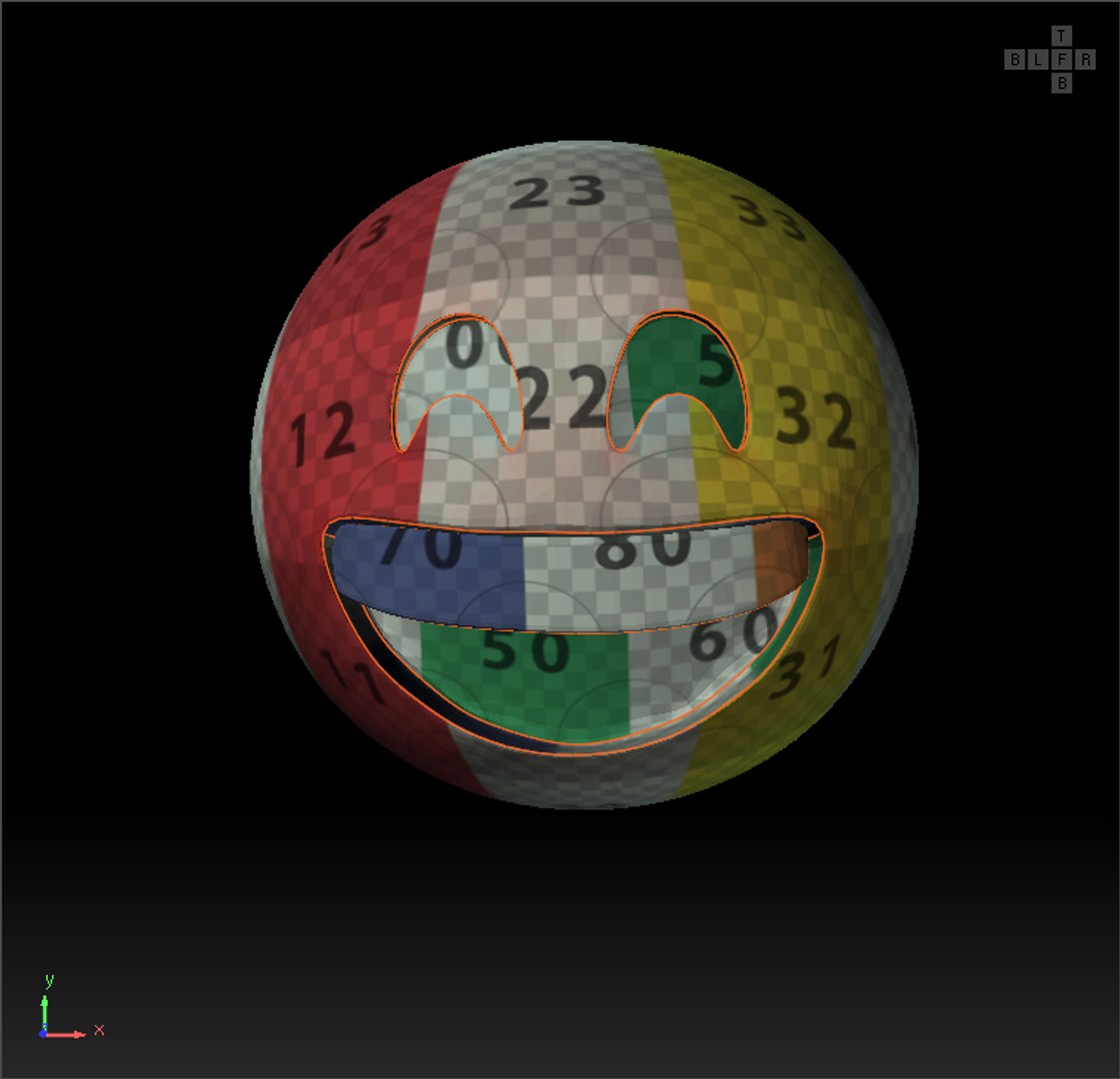 3D Emoji Grinning Face Smiling Model - TurboSquid 1400125
