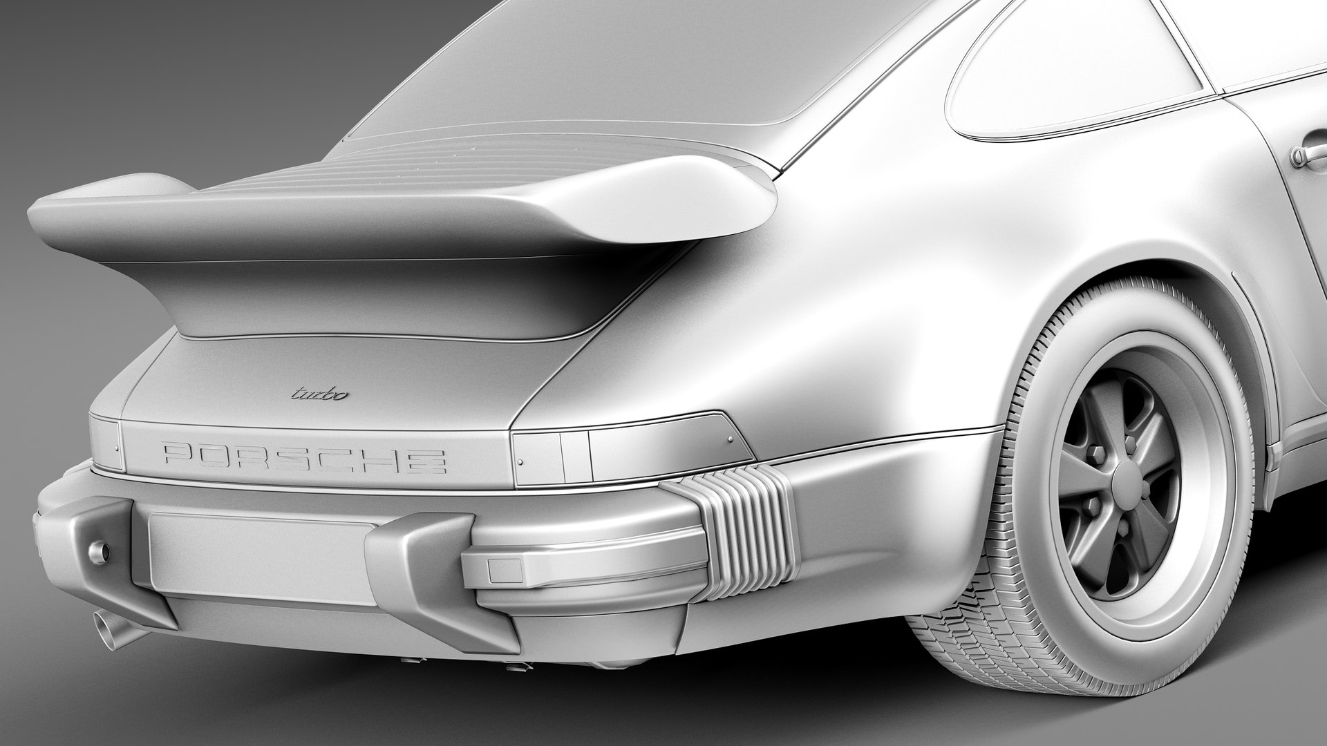 Porsche 911 930 Turbo 3d Model