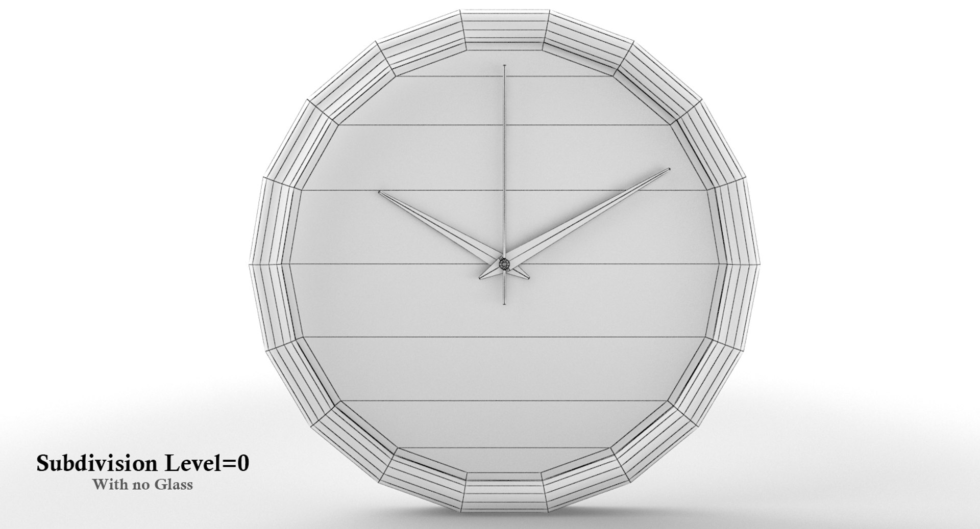 Wall 01 clock model - TurboSquid 1420394