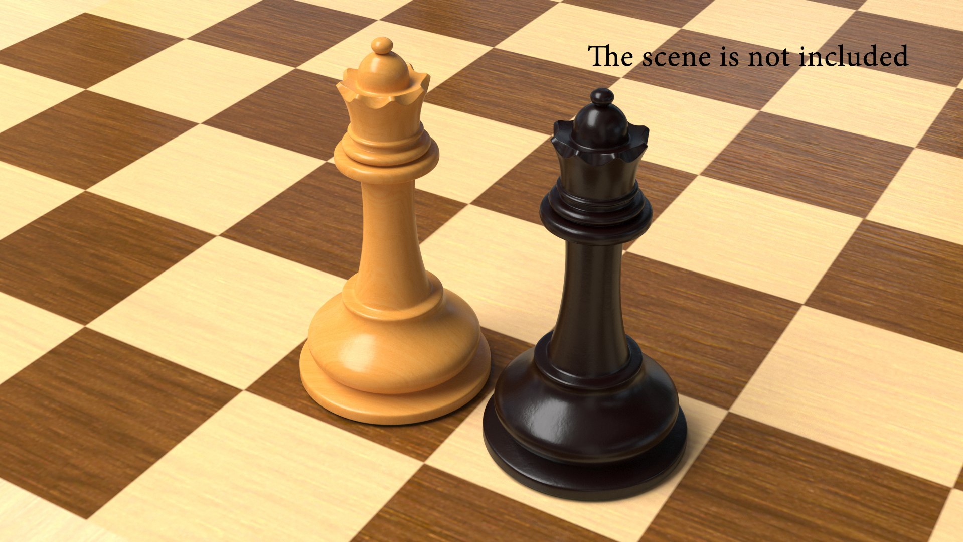 3D chessmen queen - TurboSquid 1611849