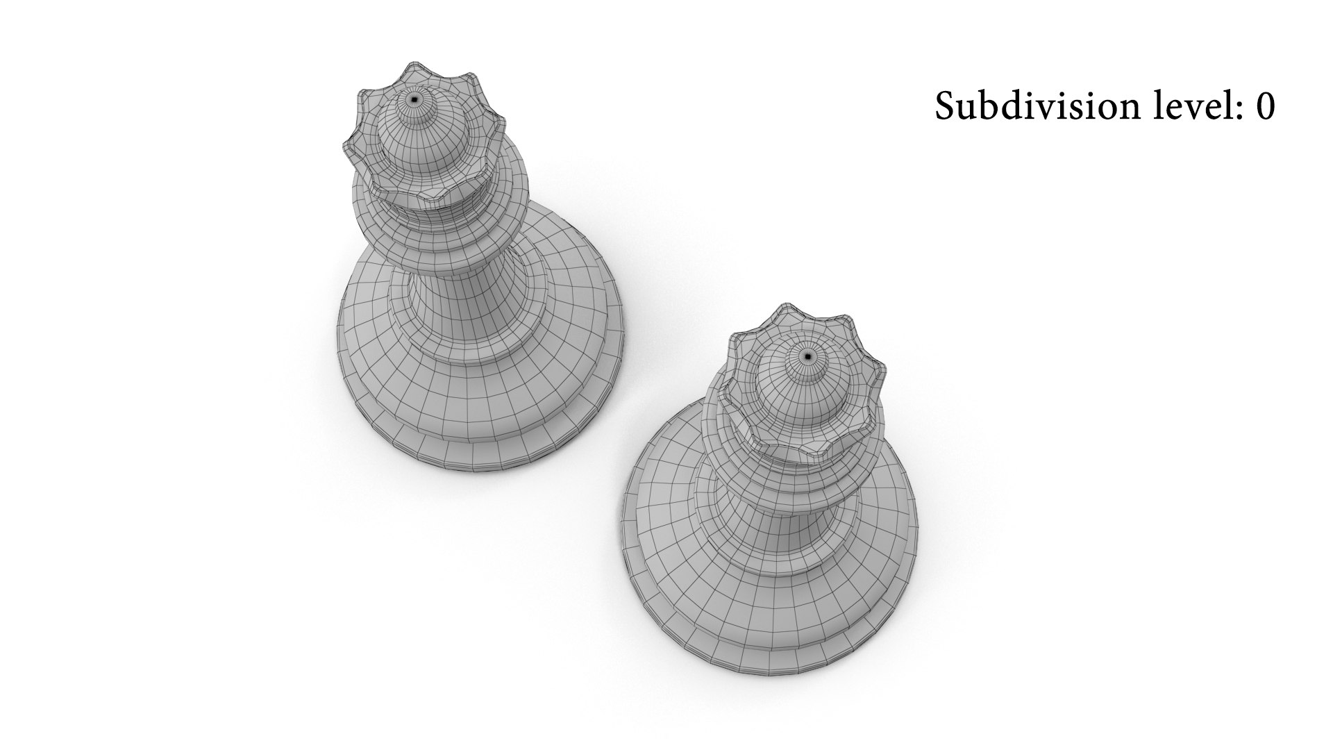 3D Chessmen Queen - TurboSquid 1611849