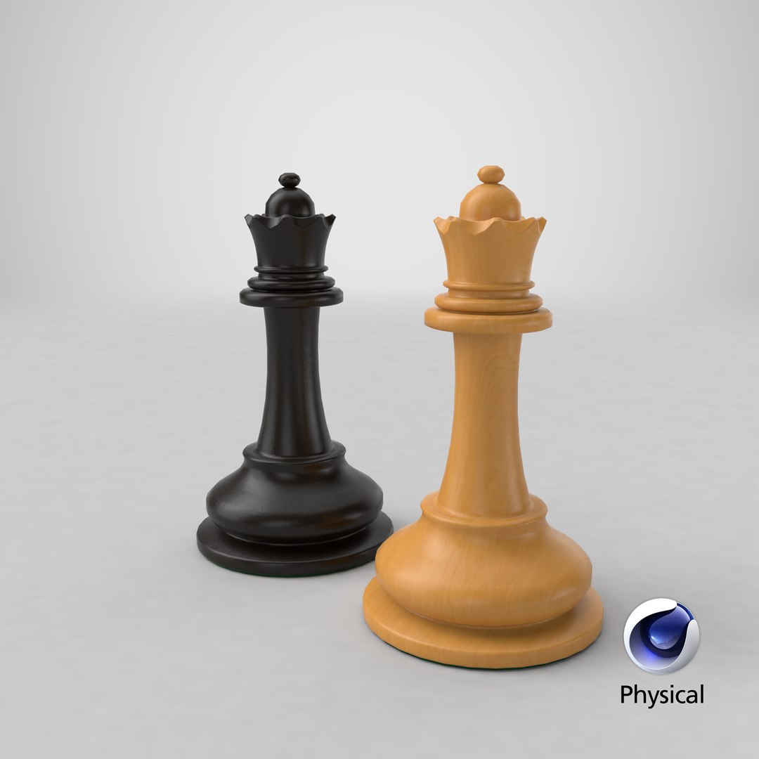 3D Chessmen Queen - TurboSquid 1611849