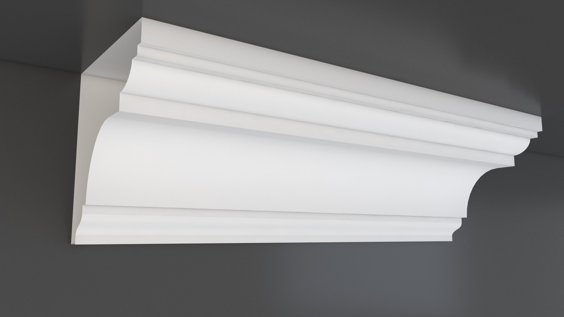 Cornice 158 Straight 3D Model - TurboSquid 2030693