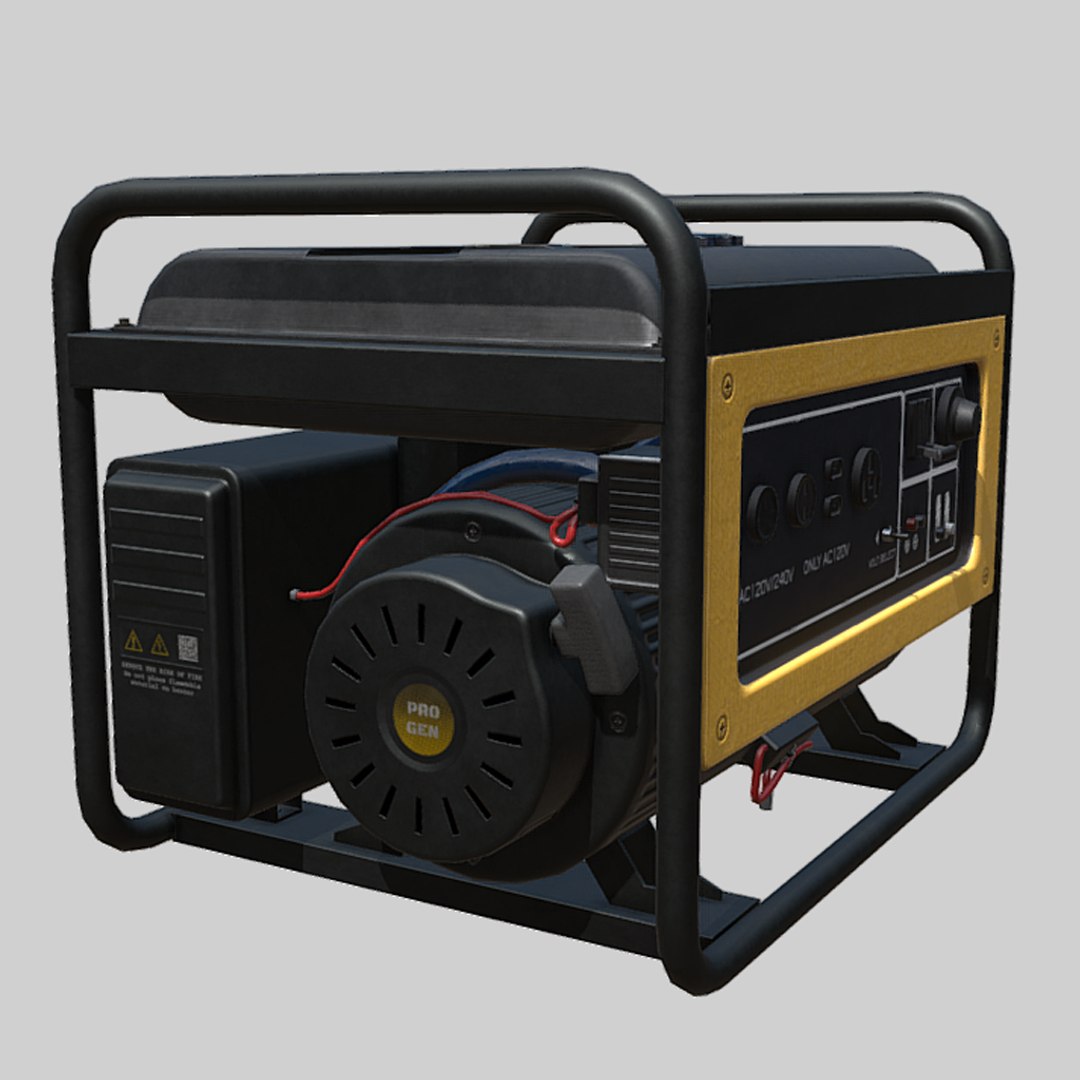 3D Model Power Diesel Generator Pbr - TurboSquid 1232965